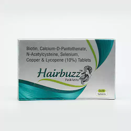 Hairbuzz Tablets | Biotin & Multinutrient Supplement for Hair Growth ...